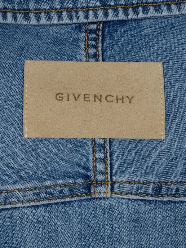 Givenchy Denim Cocoon Shirt - Blue