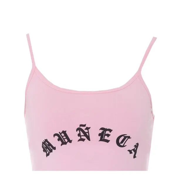 WILLY CHAVARRIA Muneca Cholita" Graphic Print Tank Top