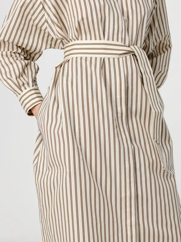Max Mara Striped Dress - Cream