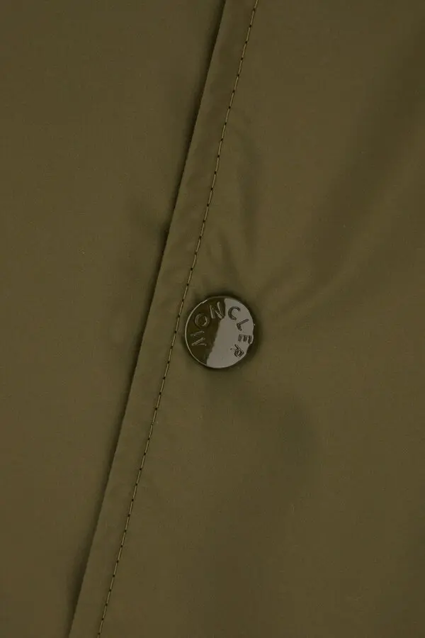 Moncler Hooded Jacket With Button Detailing