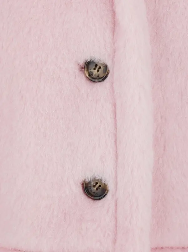 Max Mara Corvino Pink Fur Cape - Multicolor