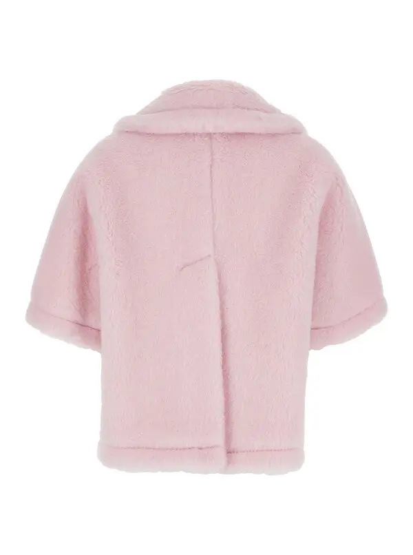 Max Mara Corvino Pink Fur Cape - Multicolor