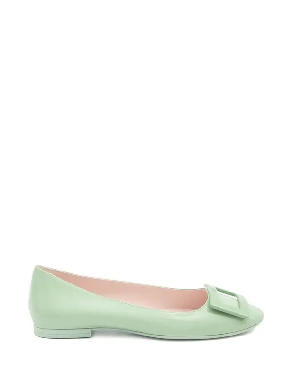 ROGER VIVIER Gommettine Leather Ballet Flats - Multicolor