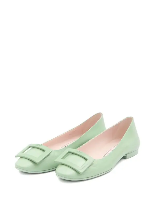 ROGER VIVIER Gommettine Leather Ballet Flats - Multicolor