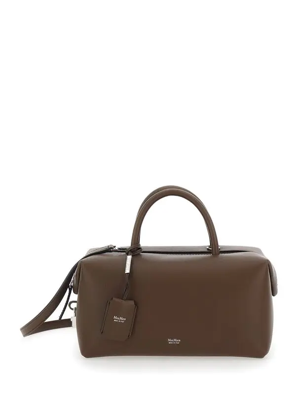 Max Mara Leather Holdall Media Bag - Multicolor