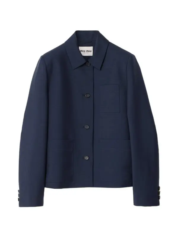 Miu Miu Wool Single-breasted Jacket