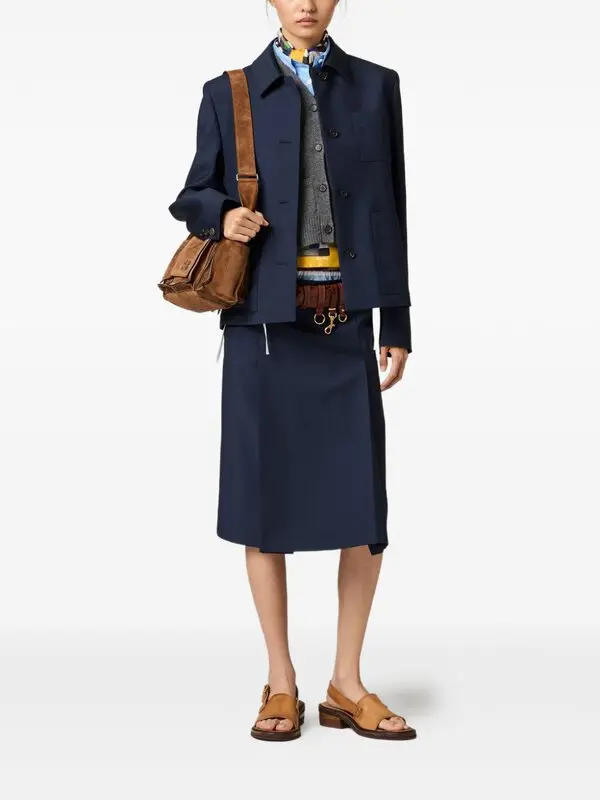 Miu Miu Wool Single-breasted Jacket