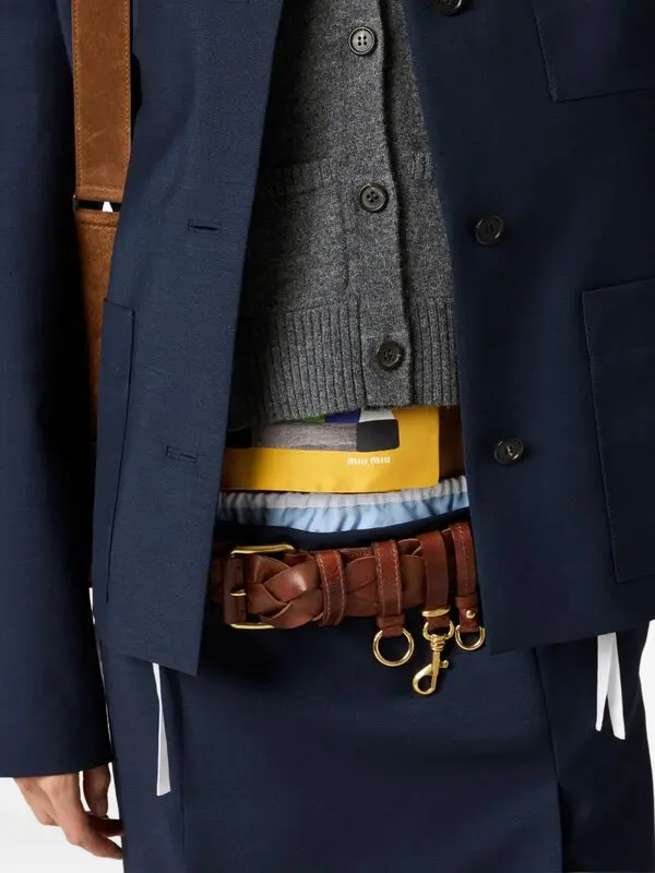 Miu Miu Wool Single-breasted Jacket