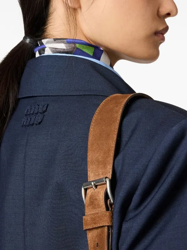 Miu Miu Wool Single-breasted Jacket