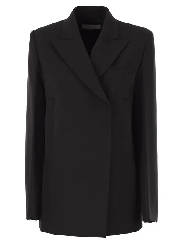 Sportmax Esule Straight Blazer - Black