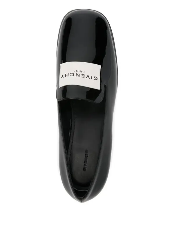 Givenchy Tux Loafers In Patent Leather - Black
