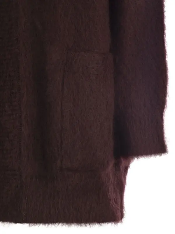 Max Mara Mohair Yarn Cardigan - Multicolor