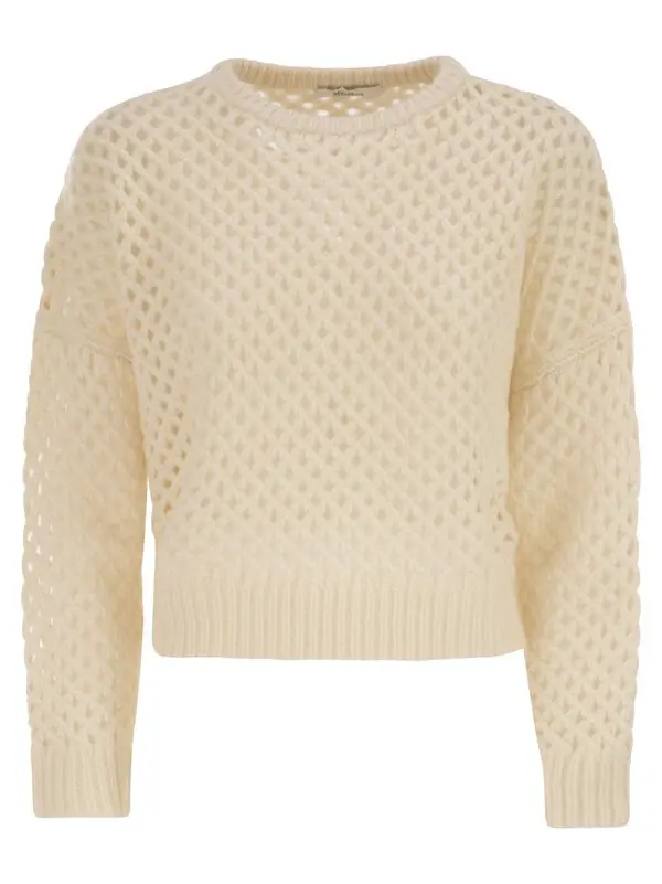 Max Mara Cashmere And Silk Cropped Knitwear