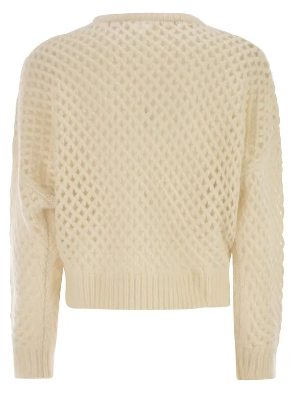 Max Mara Cashmere And Silk Cropped Knitwear