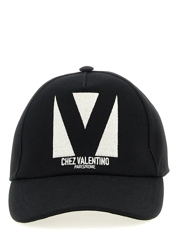 Valentino Garavani Chez Baseball Cap - Black