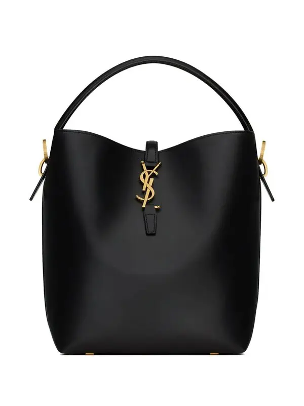 Saint Laurent Le 37 Bucket Bag In Shiny Leather