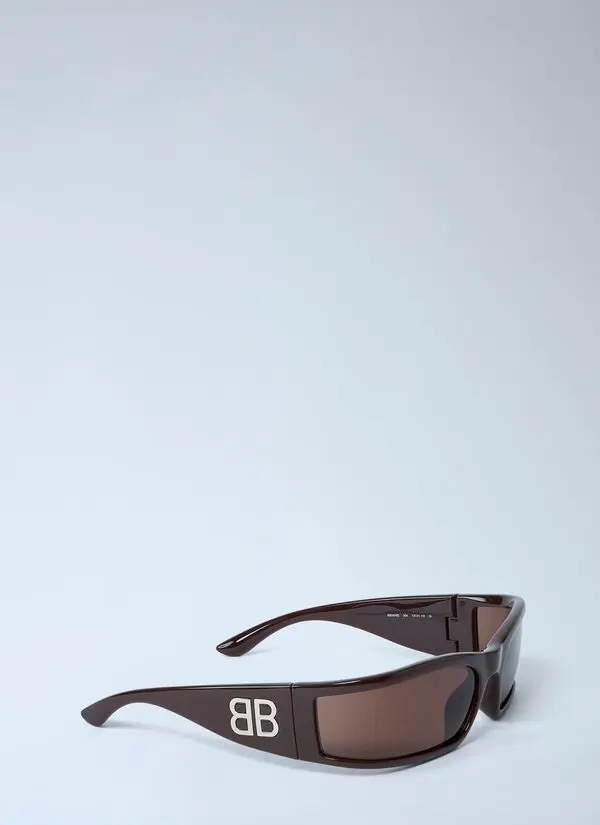 Balenciaga Sunset Rectangle Sunglasses - Multicolor