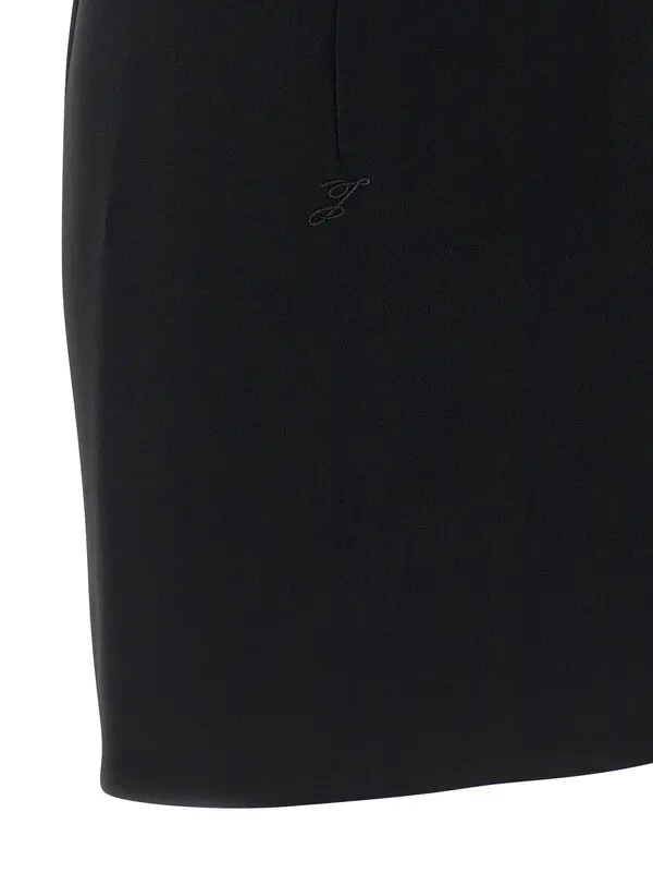 Jacquemus La Robe Pesce Courte Asymmetrical Mini Dress