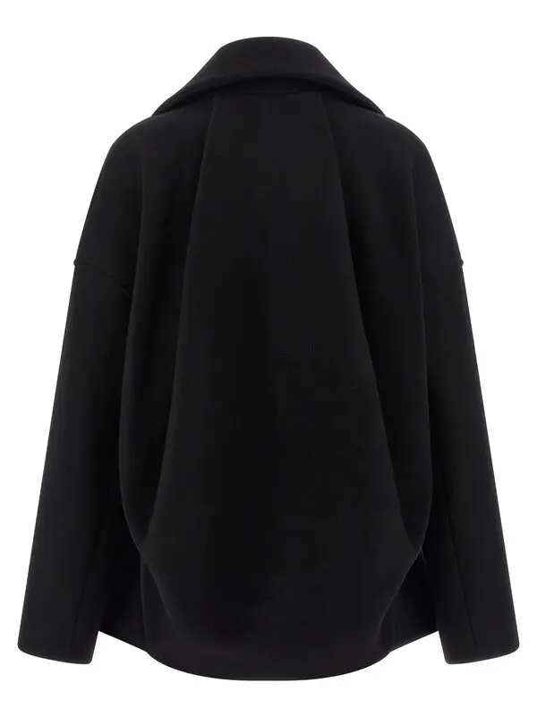 Rick Owens Draculimo Virgin Wool Cloth Coat