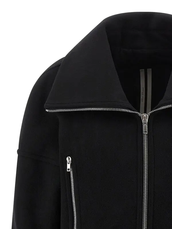 Rick Owens Draculimo Virgin Wool Cloth Coat