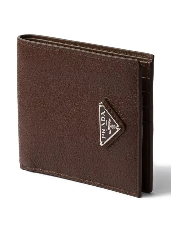 Prada Grained Leather Bi-fold Wallet