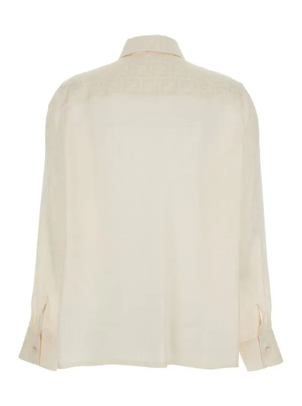 Fendi Silk Ff Motif Shirt - Multicolor