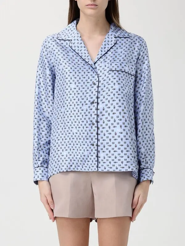 Max Mara Printed Shirt - Blue