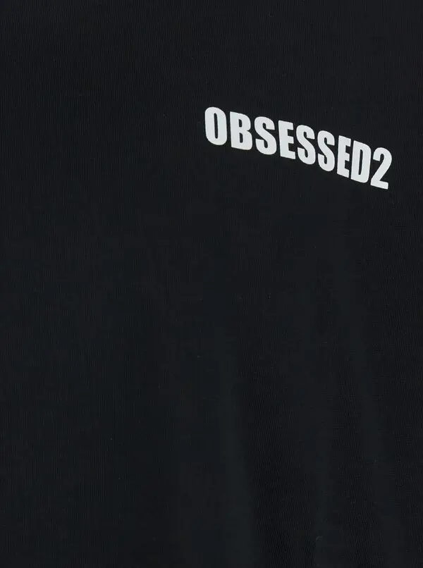 Dsquared2 T-shirt With Logo On The Front In Cotton - Multicolor