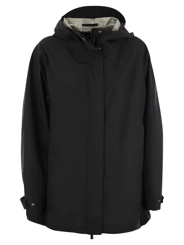 Herno Parka With Hood - Black