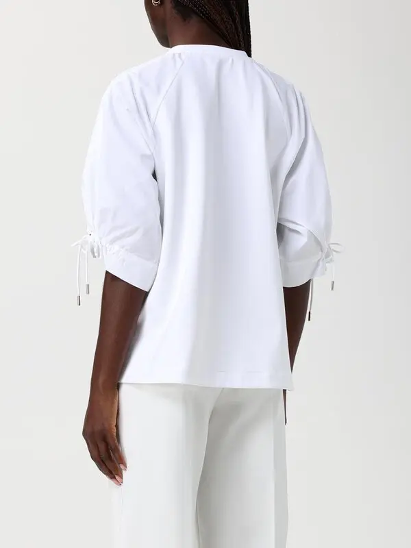 Max Mara Top With Gathered Sleeves - White