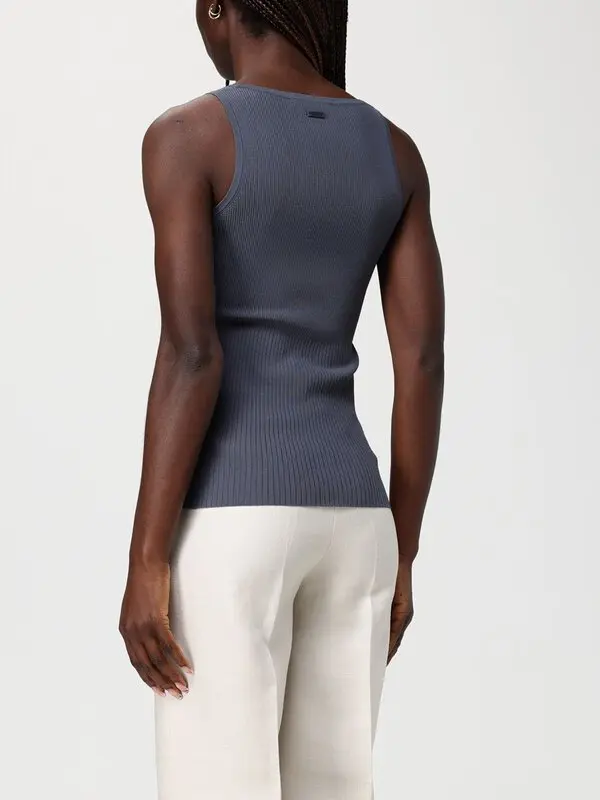 Max Mara Ribbed Tank Top - Gray