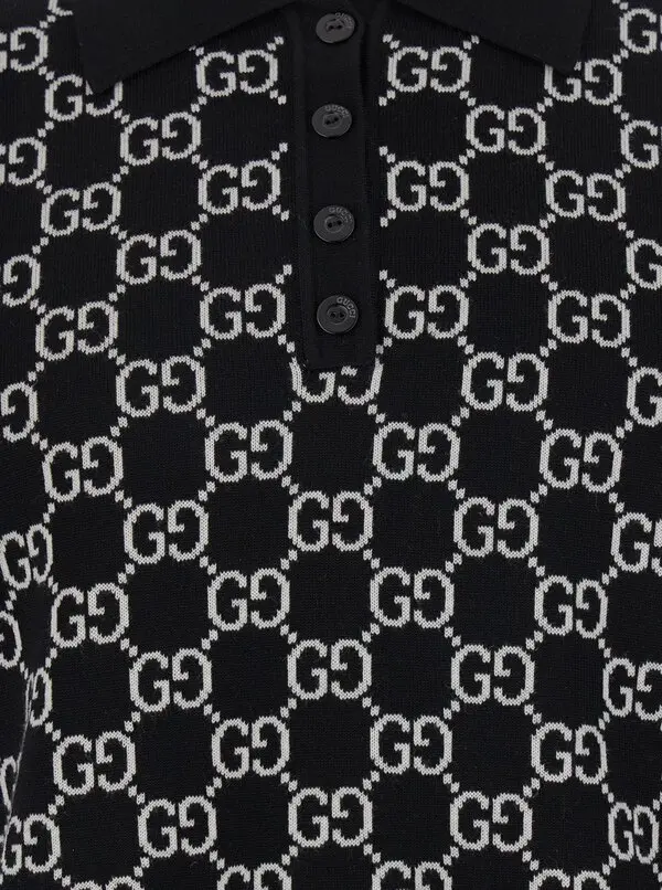 Gucci Gg Canvas Polo Shirt