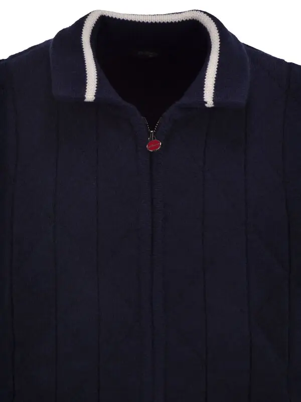 Kiton Cashmere Zip-up Bomber Jacket