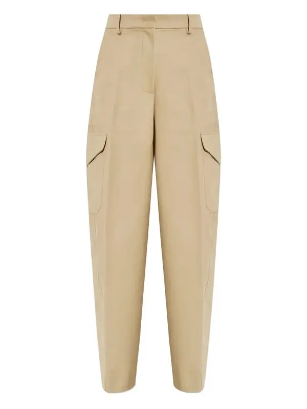 Givenchy Cotton And Wool Cocoon Trousers - Multicolor