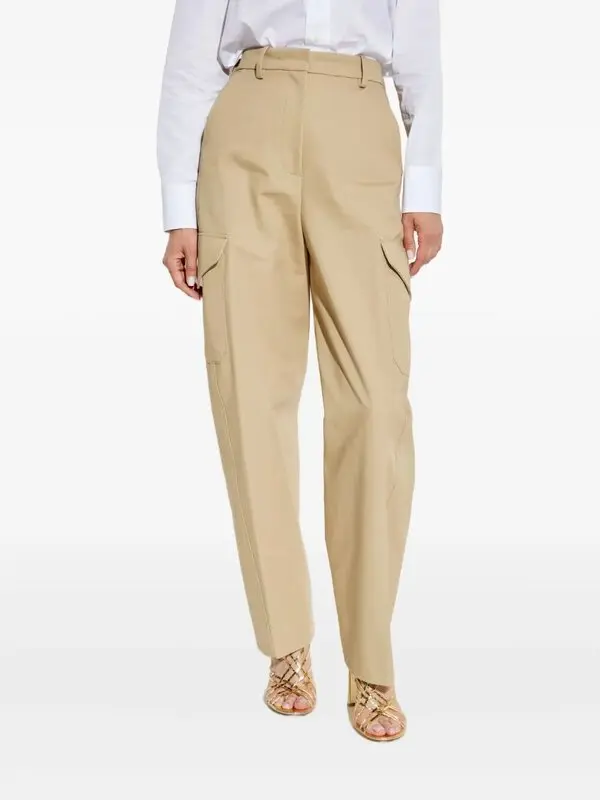 Givenchy Cotton And Wool Cocoon Trousers - Multicolor