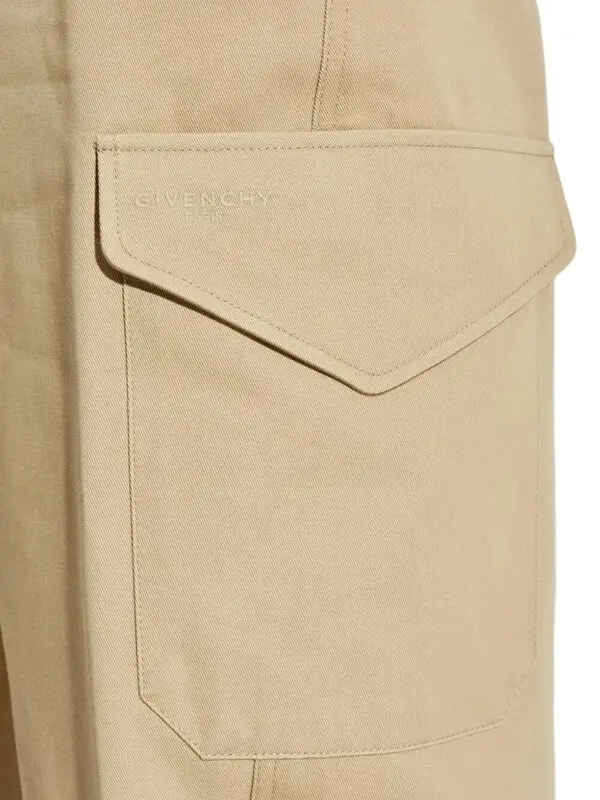 Givenchy Cotton And Wool Cocoon Trousers - Multicolor