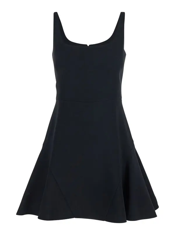 Givenchy Sleeveless Flared Mini Dress With Square Neckline - Multicolor