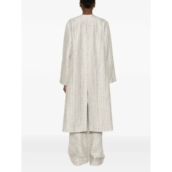 FORTE_FORTE Long Sleeve Open Front Coat