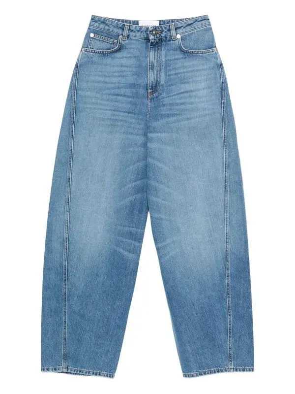 Givenchy Cocoon Logo-patch Jeans - Blue