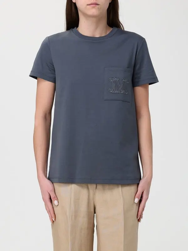 Max Mara Embroidered Logo T-shirt