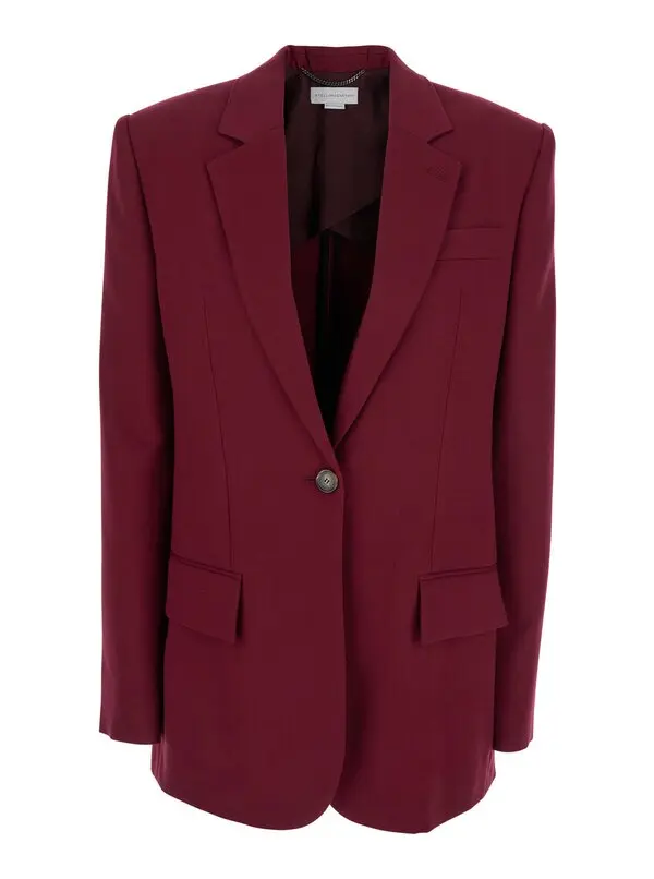 Stella McCartney Single-breasted Jacket With Notched Revers - Multicolor