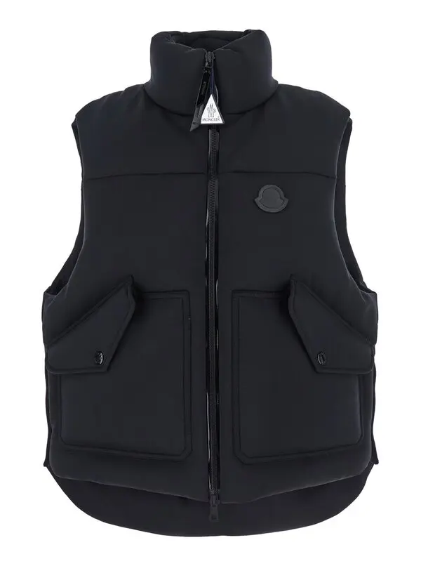 Moncler Otis High-neck Tech Fabric Vest - Multicolor