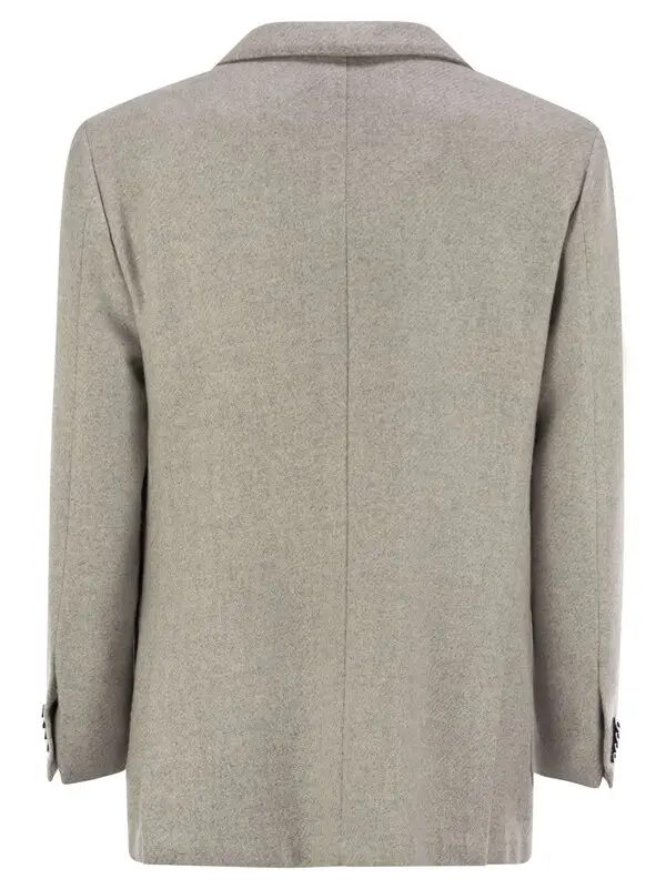 Kiton Single-breasted Cashmere Jacket