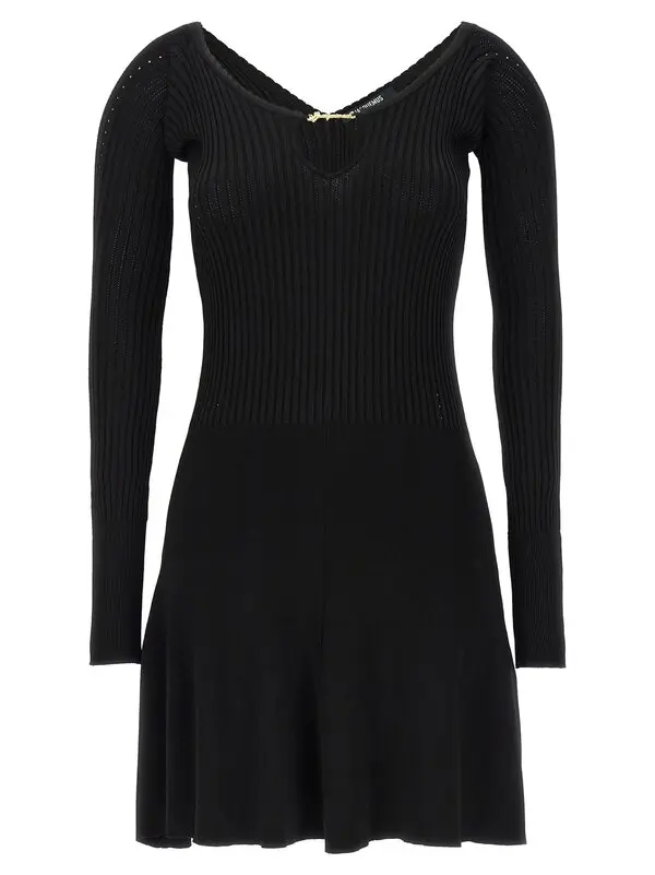 Jacquemus La Mini Robe Pralù Dress - Black
