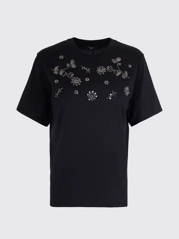 Max Mara Embellished Cotton T-shirt