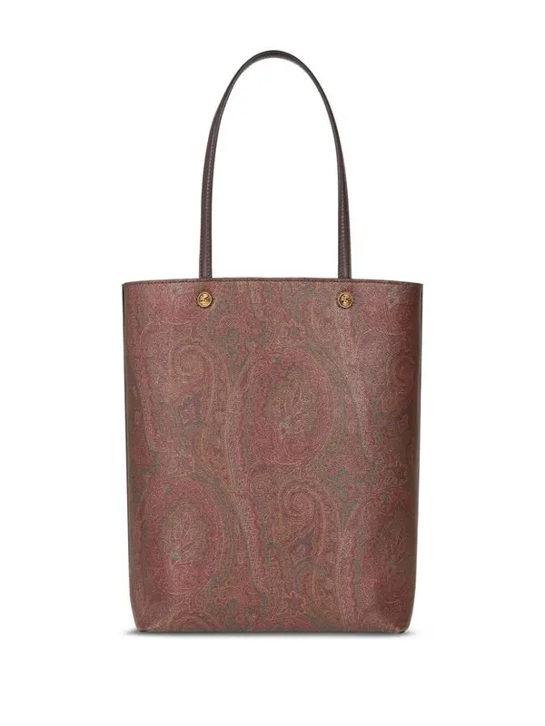 Etro Paisley Tote Bag With Pochette - Brown