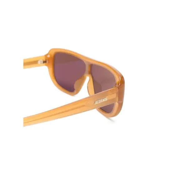 Jacquemus Geometric Frame Sunglasses - Cream