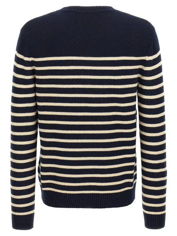 Valentino Garavani Chez Striped Wool Sweater