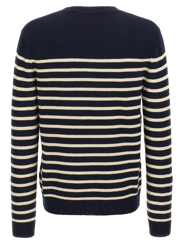 Valentino Garavani Chez Striped Wool Sweater