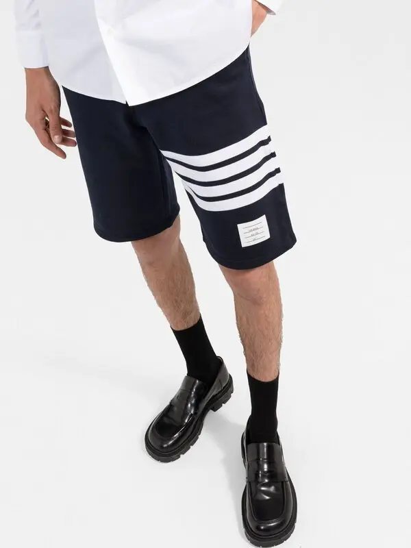 Thom Browne Loopback 4-bar Track Shorts
